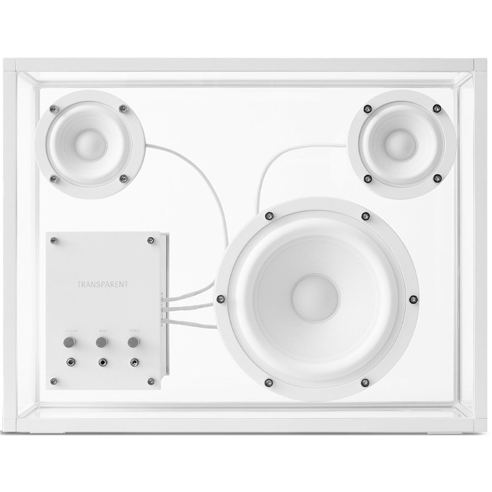 Transparent Bluetooth Sound Speakers - White