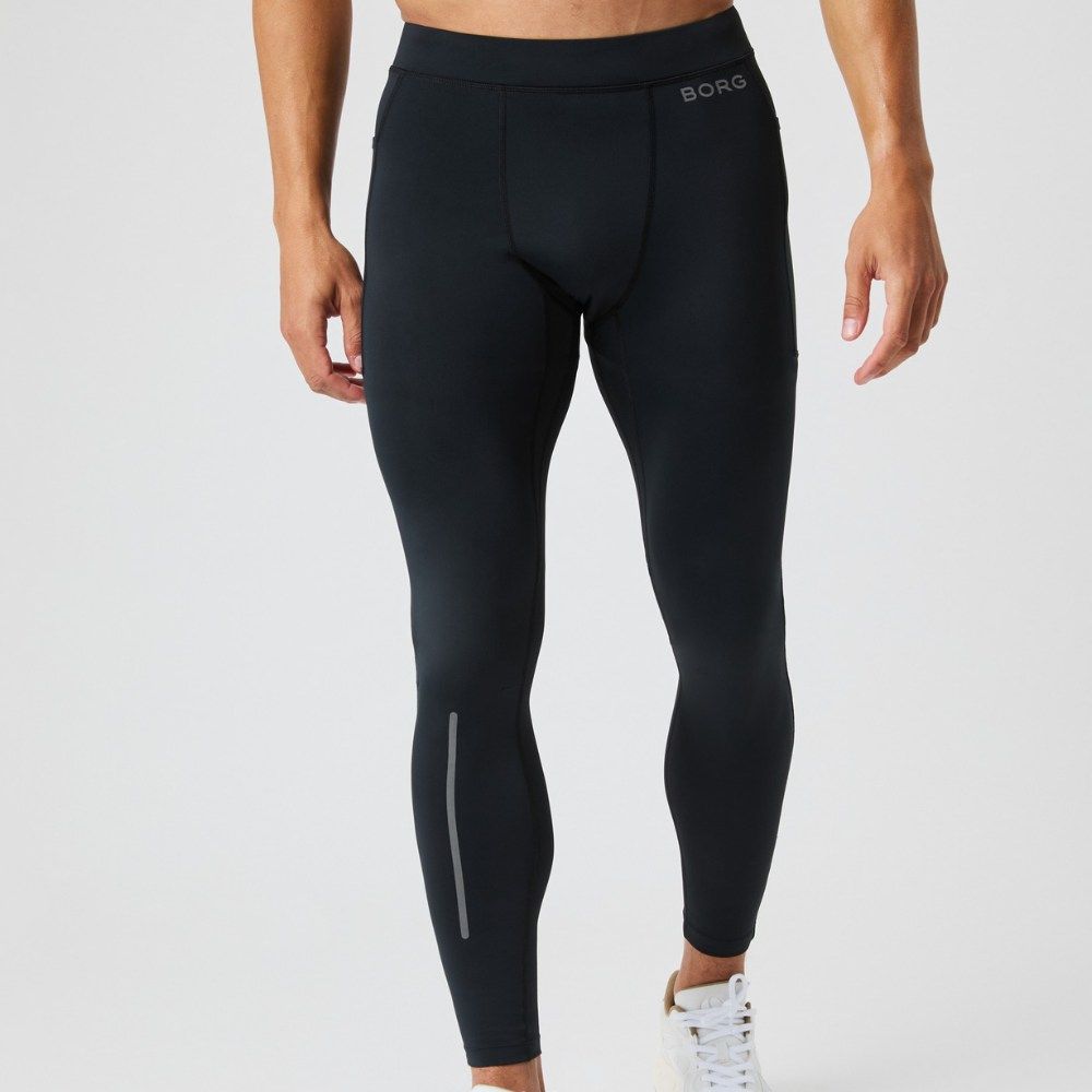 Björn Borg Borg Running Tights - Black