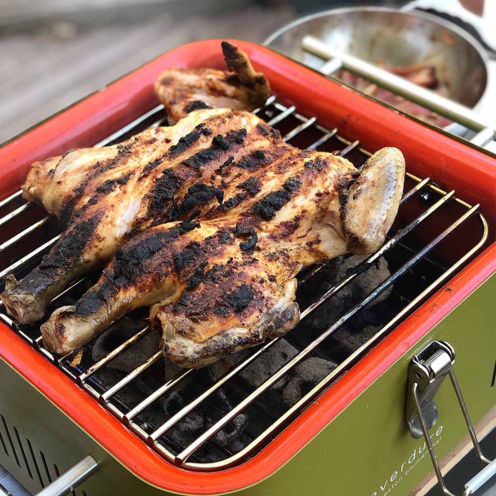Everdure Cube On The Go Barbecue au charbon de bois - Gris