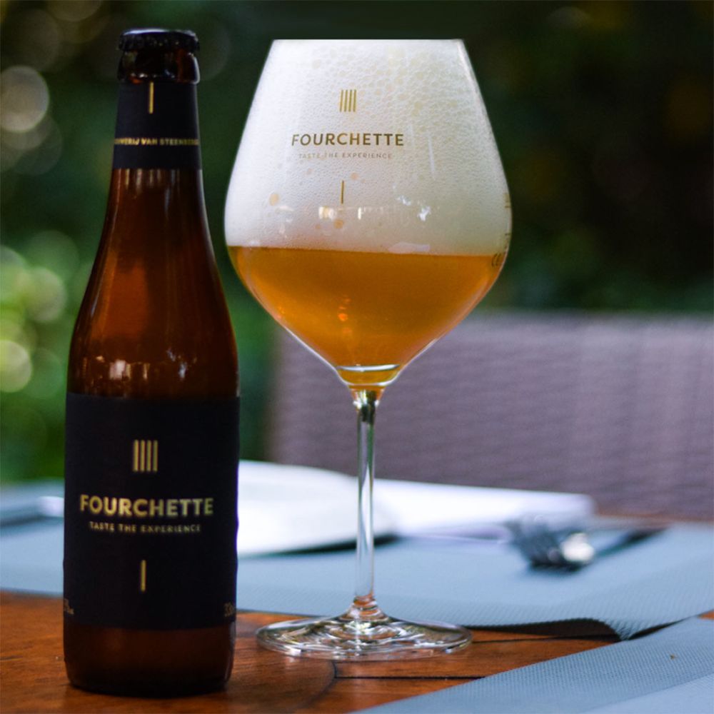 Fourchette beer glass