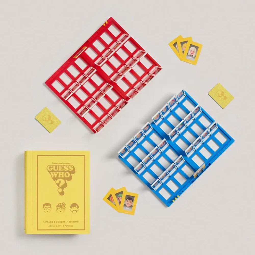 Guess Who? Vintage Bookshelf Edition