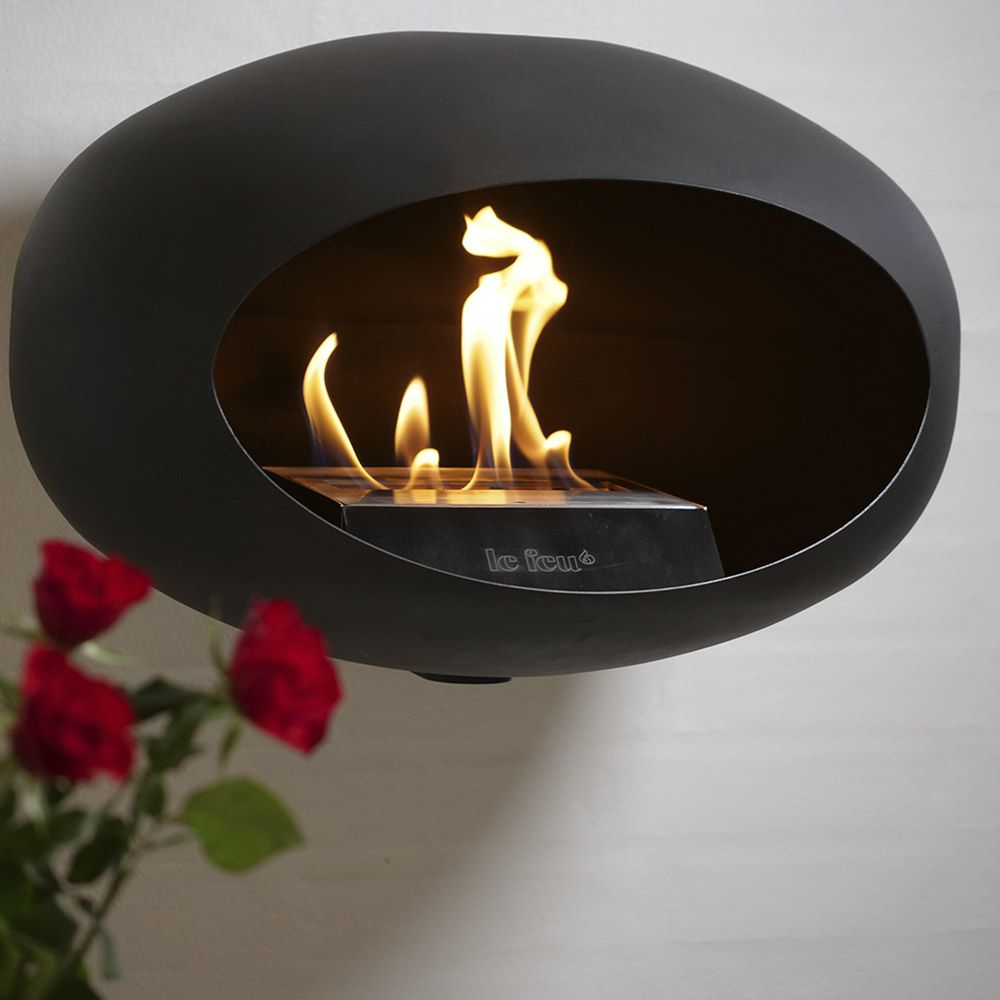 Le Feu Bio Fireplace Wall - Black
