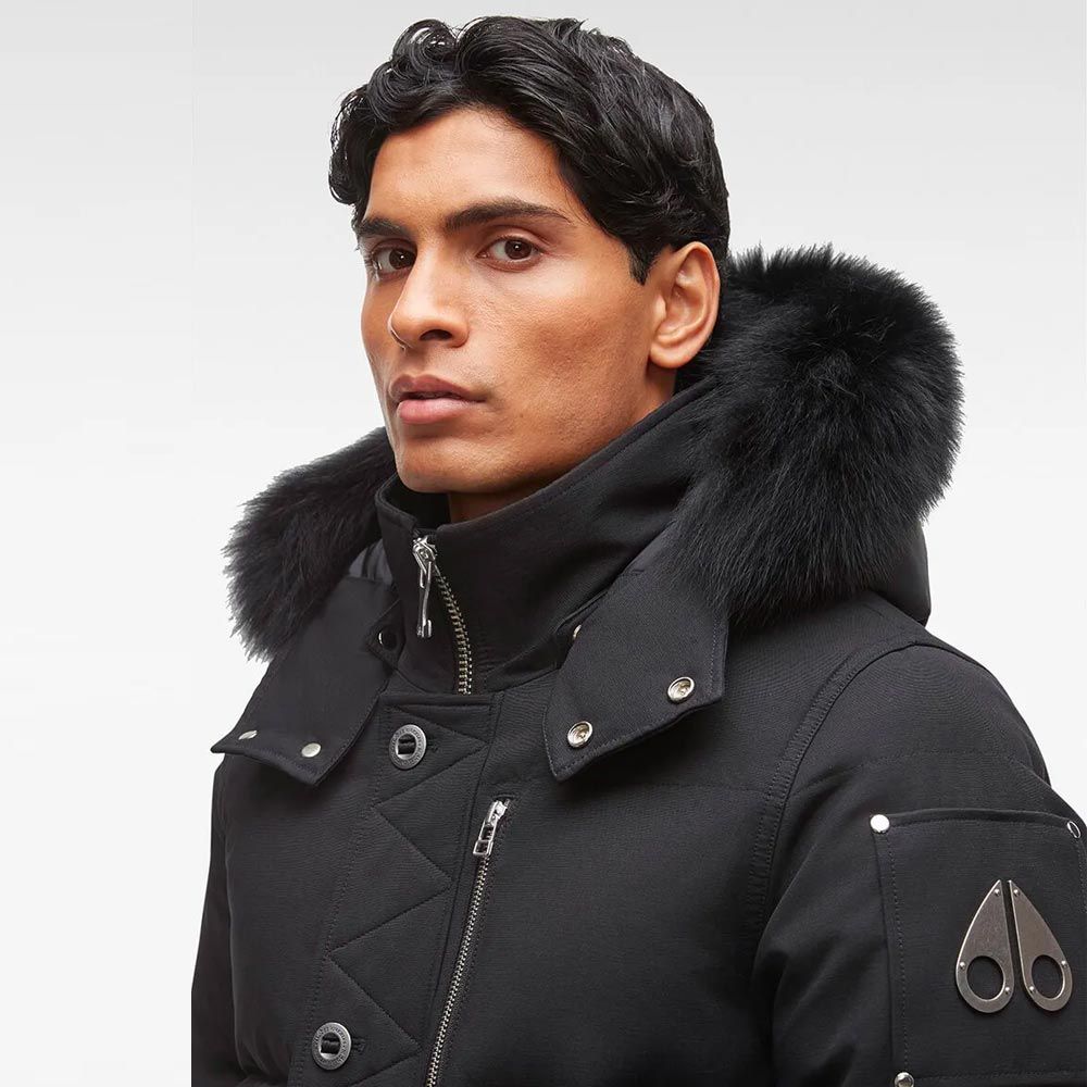 Moose Knuckles Original 3Q Fur Veste - Noir