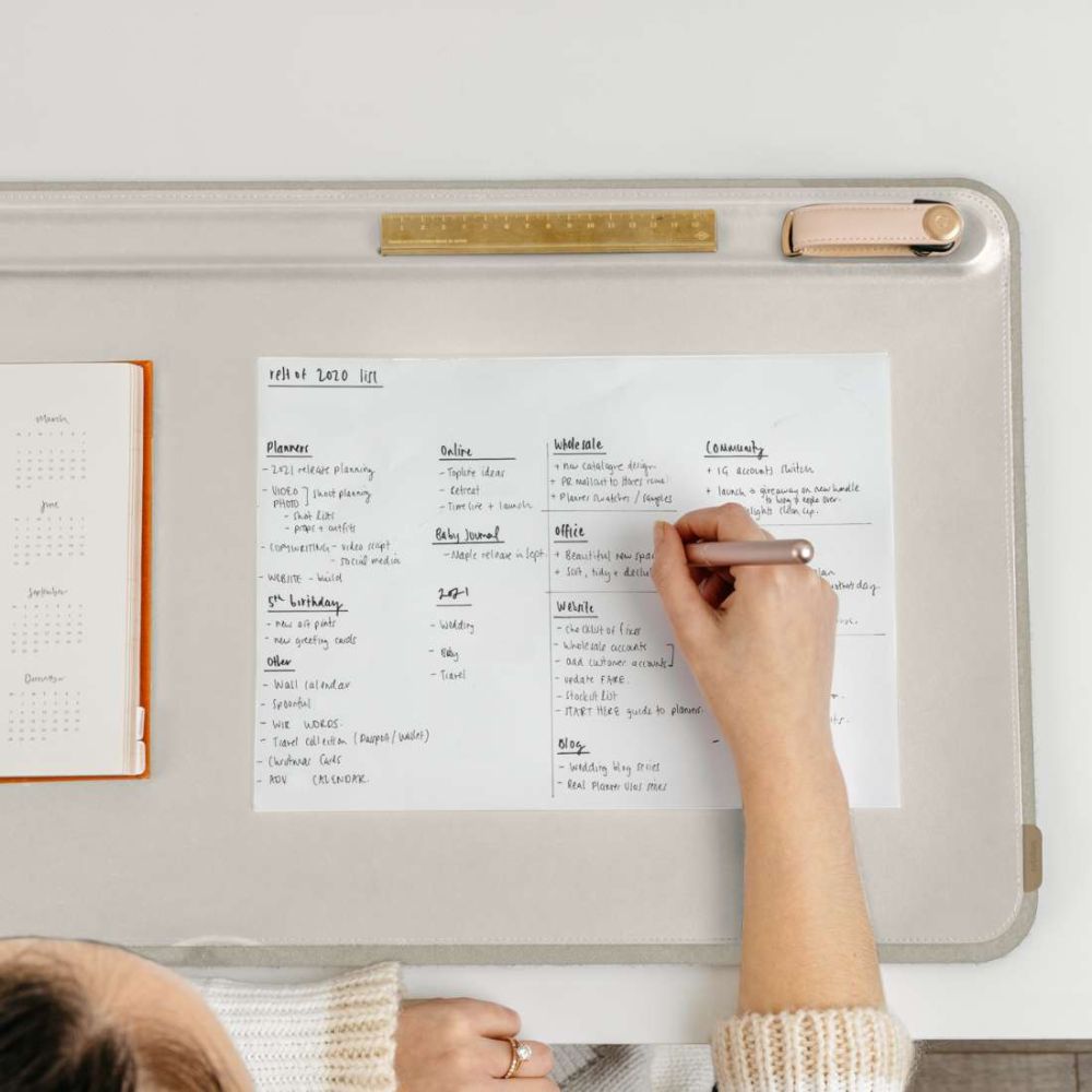 Orbitkey grey desk mat large