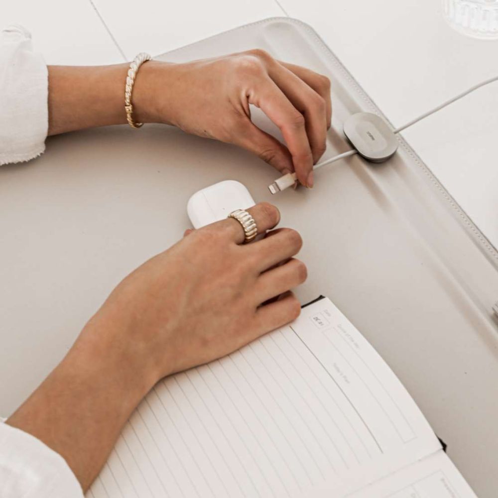 Orbitkey grey desk mat large