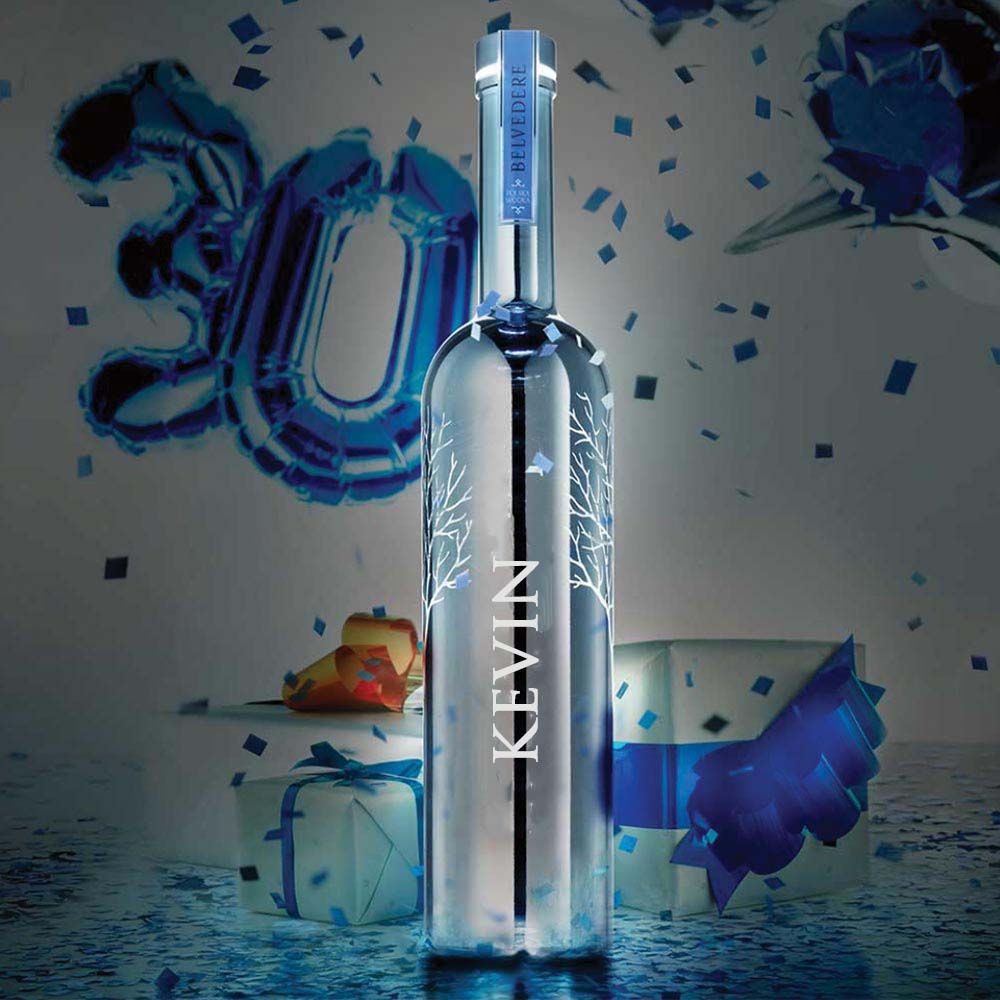 Vodka Personnalisable Belvedere Silver Sabre Luminous - Magnum