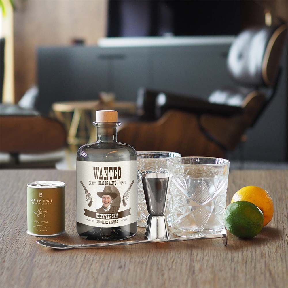Gepersonaliseerde Premium Gin - Wanted