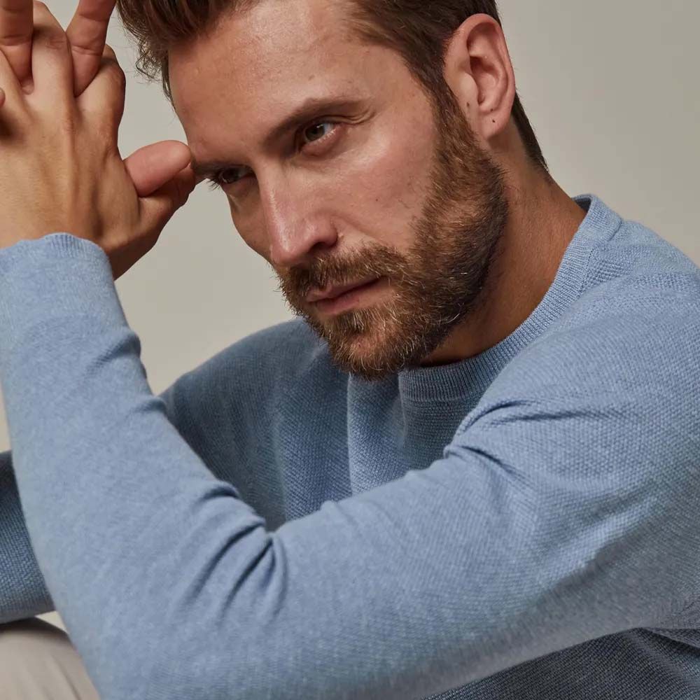 Profuomo Pullover - Hellblau