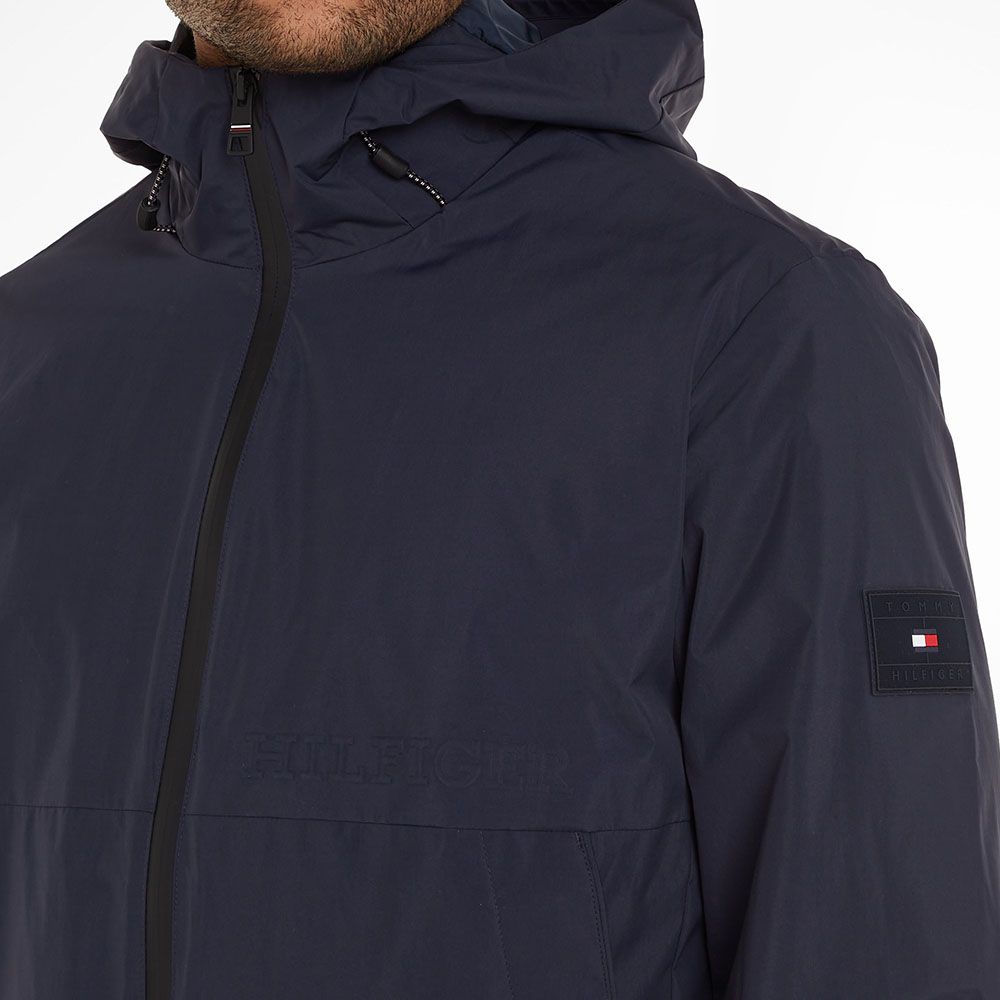 Tommy Hilfiger Portland Jas Met Kap - Navy