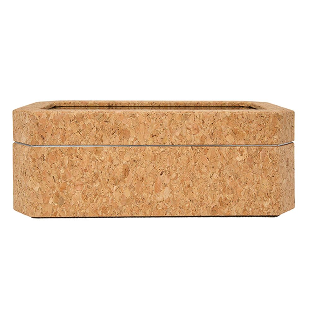 WOLF Cortica 4 Piece Watch Box - Cork