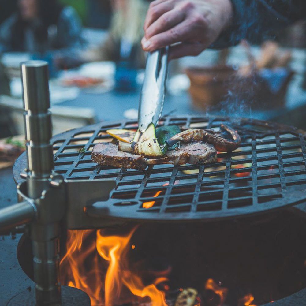 Artola Fiq barbecue with column - Rust