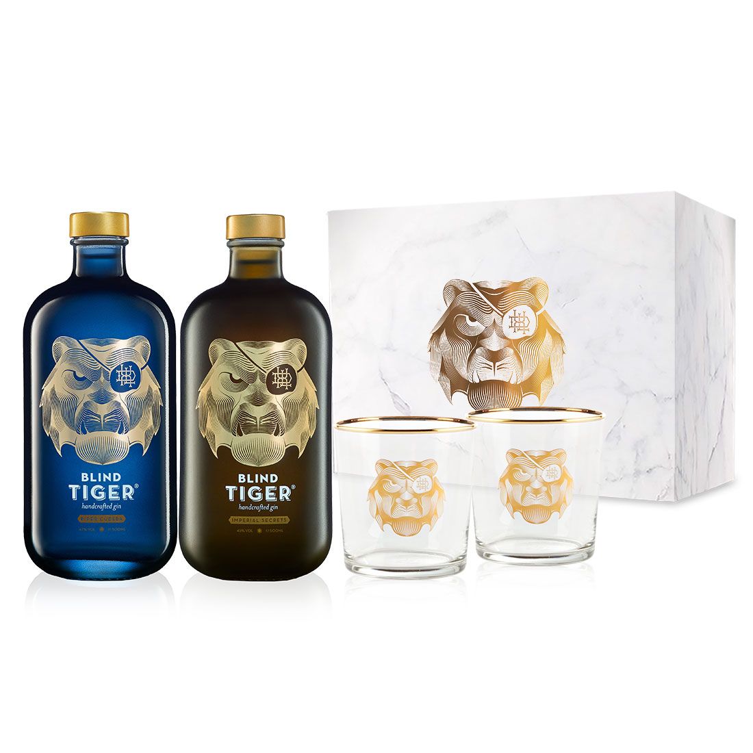 Blind Tiger Gin Piper Cubeba & Imperial Secrets gift box
