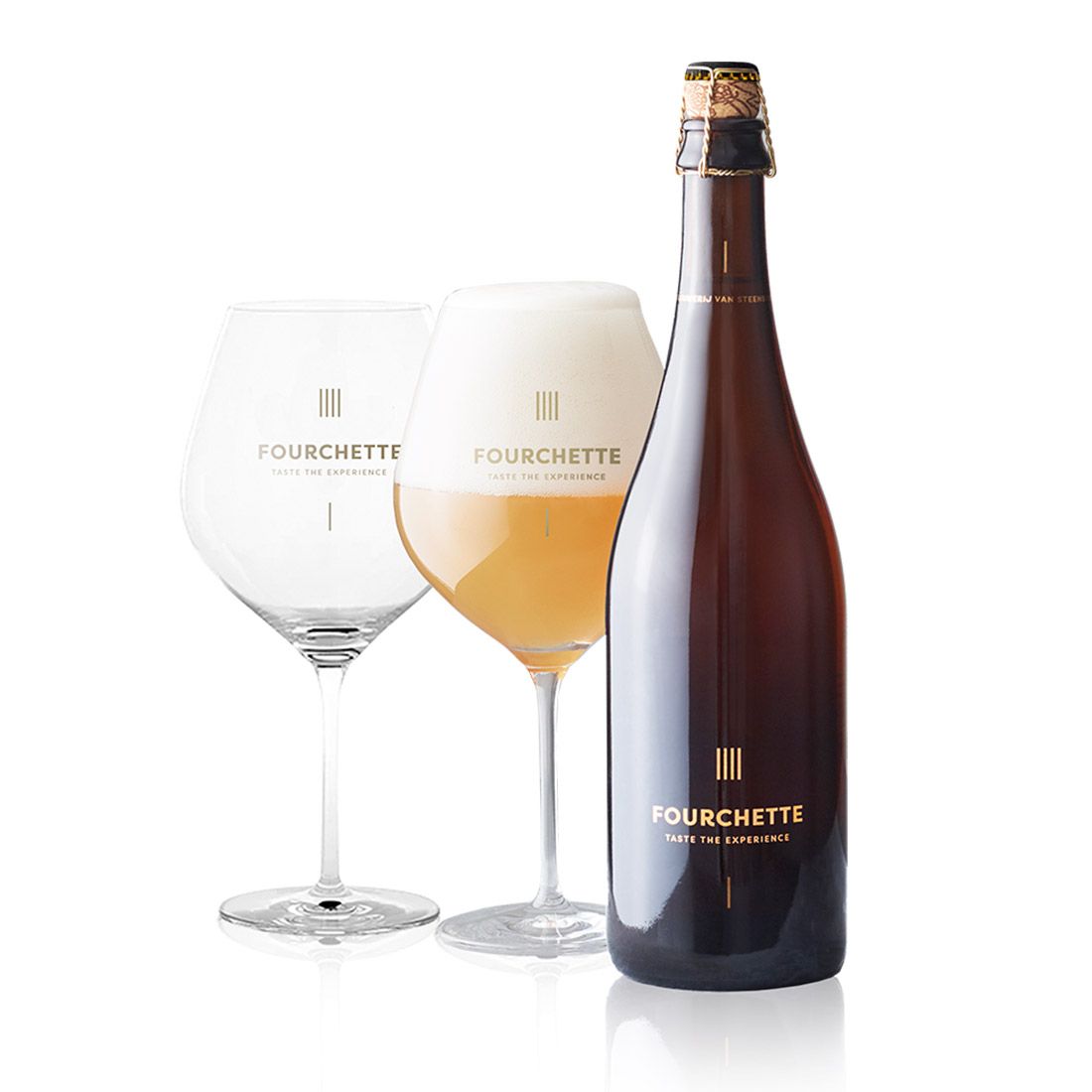 Fourchette beer glass