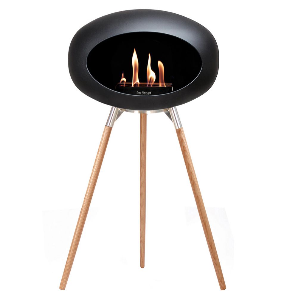 Le Feu Bio Fireplace Ground Wood High - Soaptreated Oak