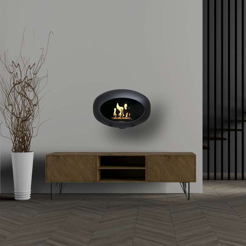 Le Feu Bio Fireplace Wall - Black