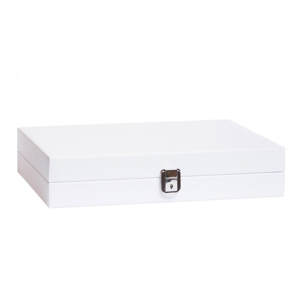 Medium Leather Backgammon - Turquoise