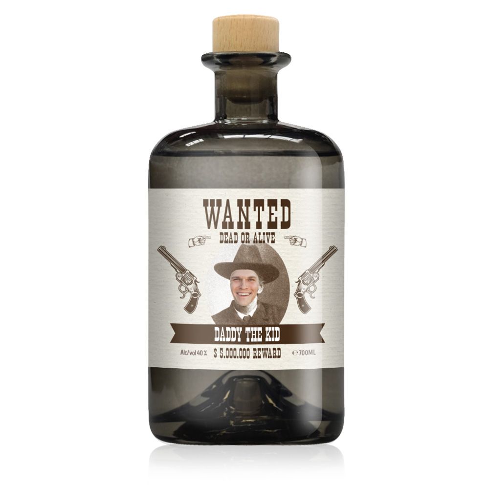 Gepersonaliseerde Premium Gin - Wanted