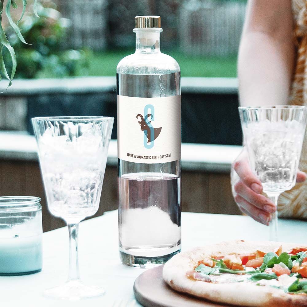 Personalised Premium Vodka - Star Sign