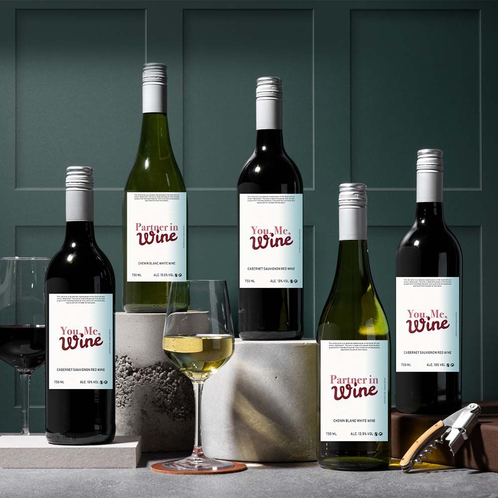 Personalised Wine - Duo Valentine