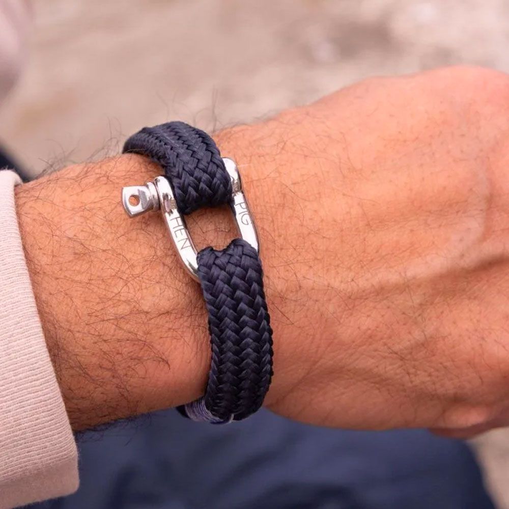 Pig & Hen Gorgeous George Bracelet - Navy