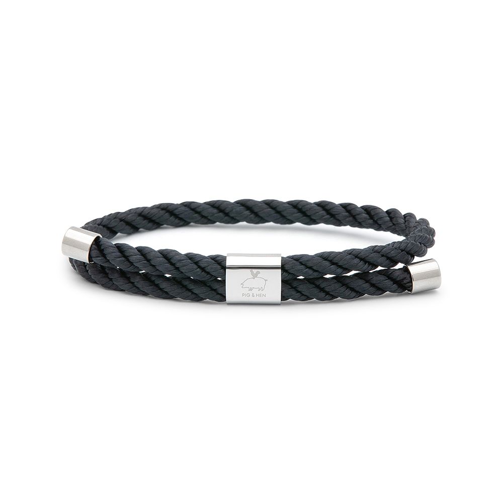 Pig & Hen Little Lewis Twist Bracelet - Navy