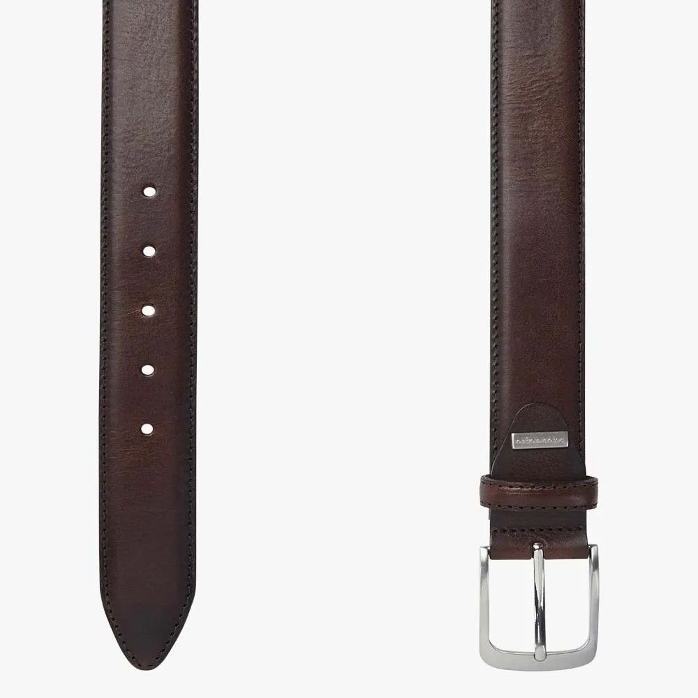 Profuomo Side Polish Belt - Brown