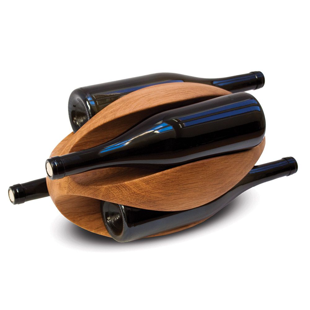 The Wood Touch Rugby Wine Rack - Designed to touch!