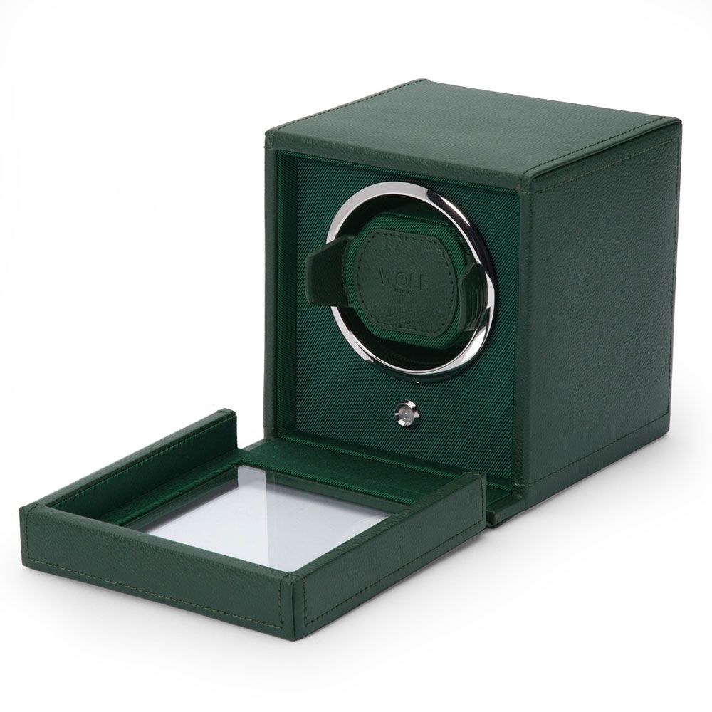 WOLF Cub Single Watch Winder - Green