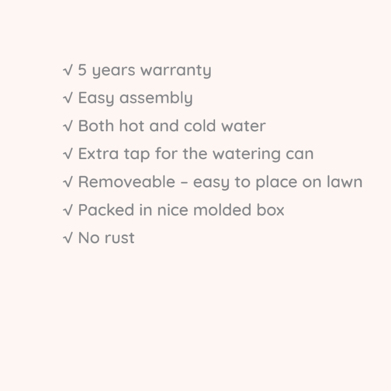 Excel Aquart outdoor shower