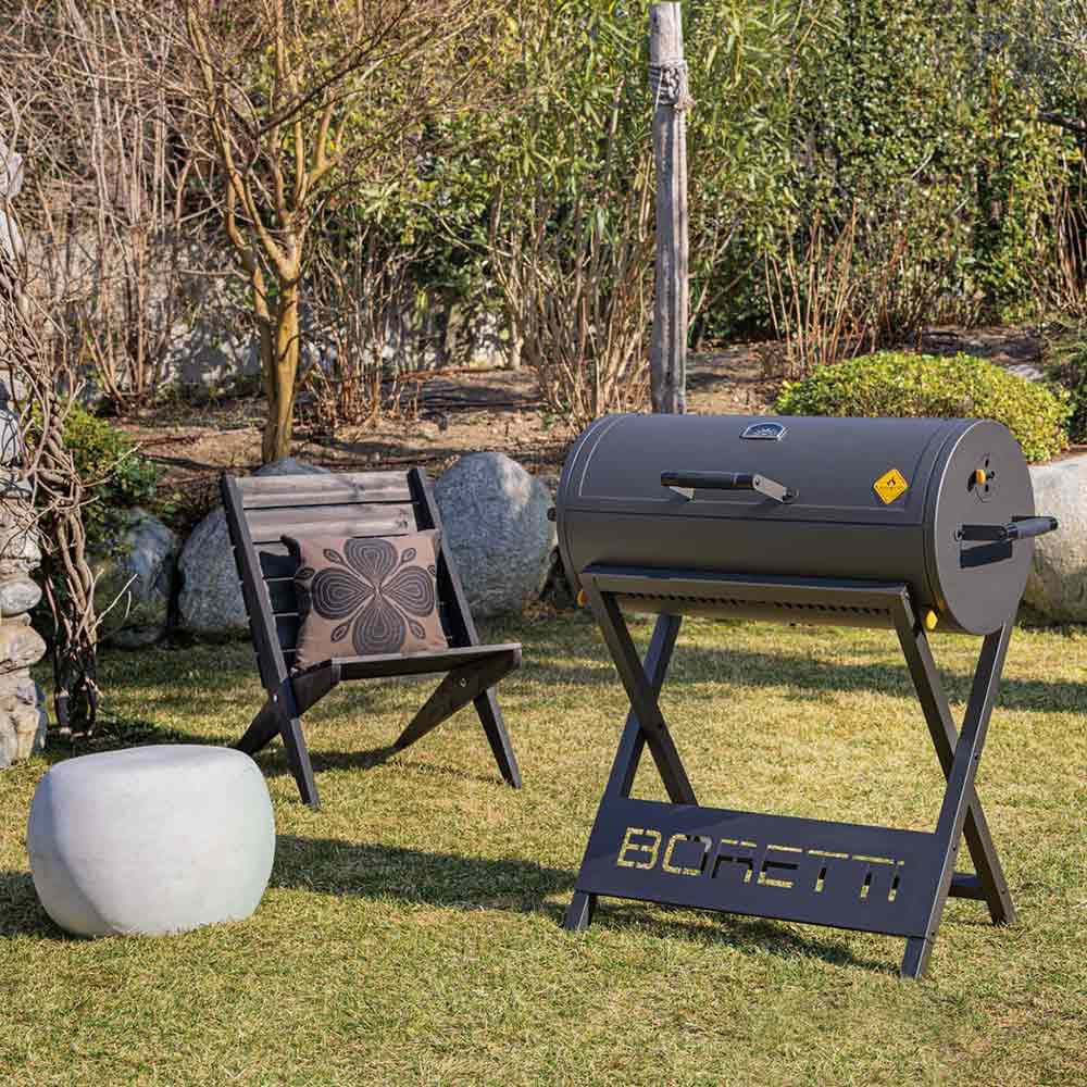 Boretti Barilo 2.0 Barbecue Au Charbon De Bois