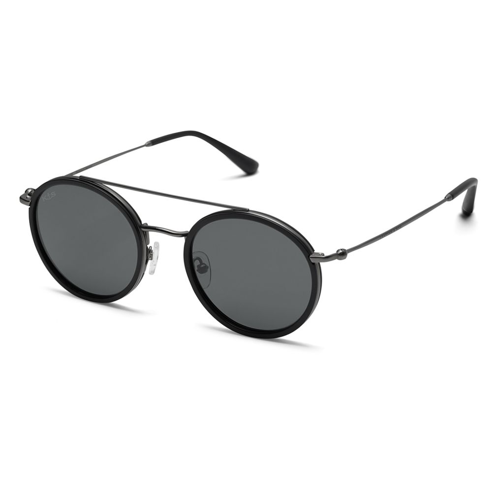 Kapten & Son sunglasses - Bali Matt Black Silver Black | Luxury For Men