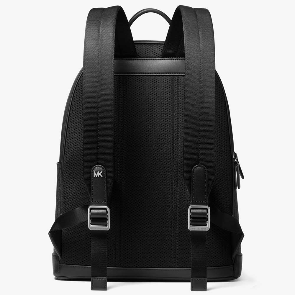 Michael Kors Hudson Logo Stripe Backpack - Limeade