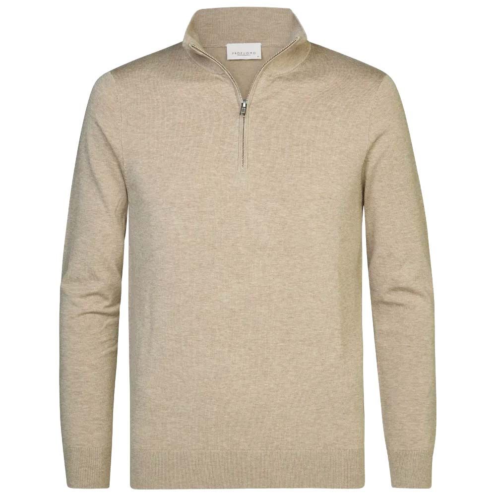 Profuomo Pullover Half Zip - Beige