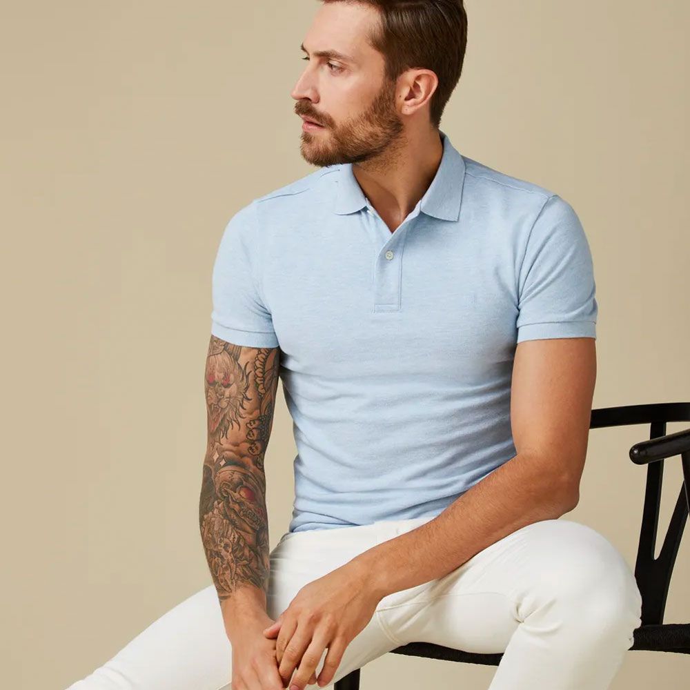 Profuomo Polo - Light Blue