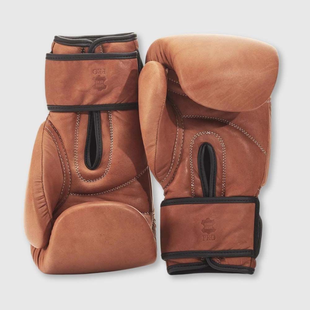 Modest Vintage Player Gants de boxe en cuir - Tan