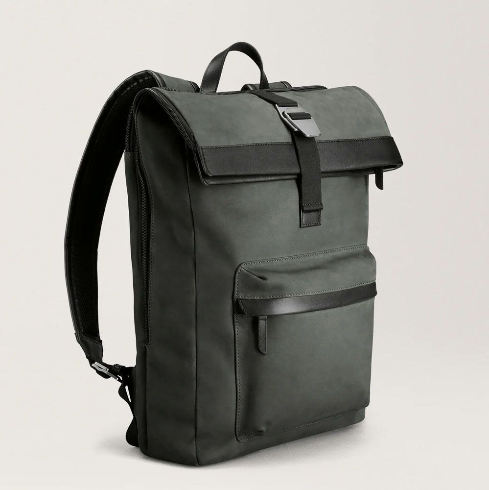 Carl Friedrik City-Hopper-Rucksack - Holzkohle