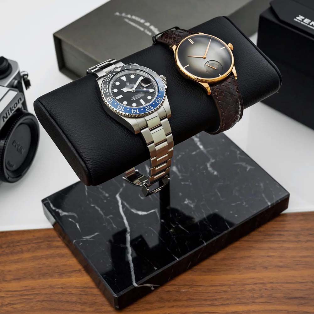 Double Watch Stand Classic - Black
