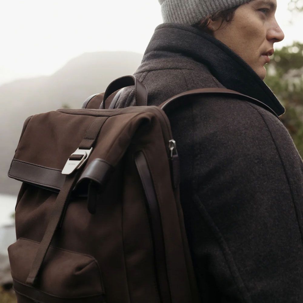 Carl Friedrik City-Hopper Backpack - Chocolate