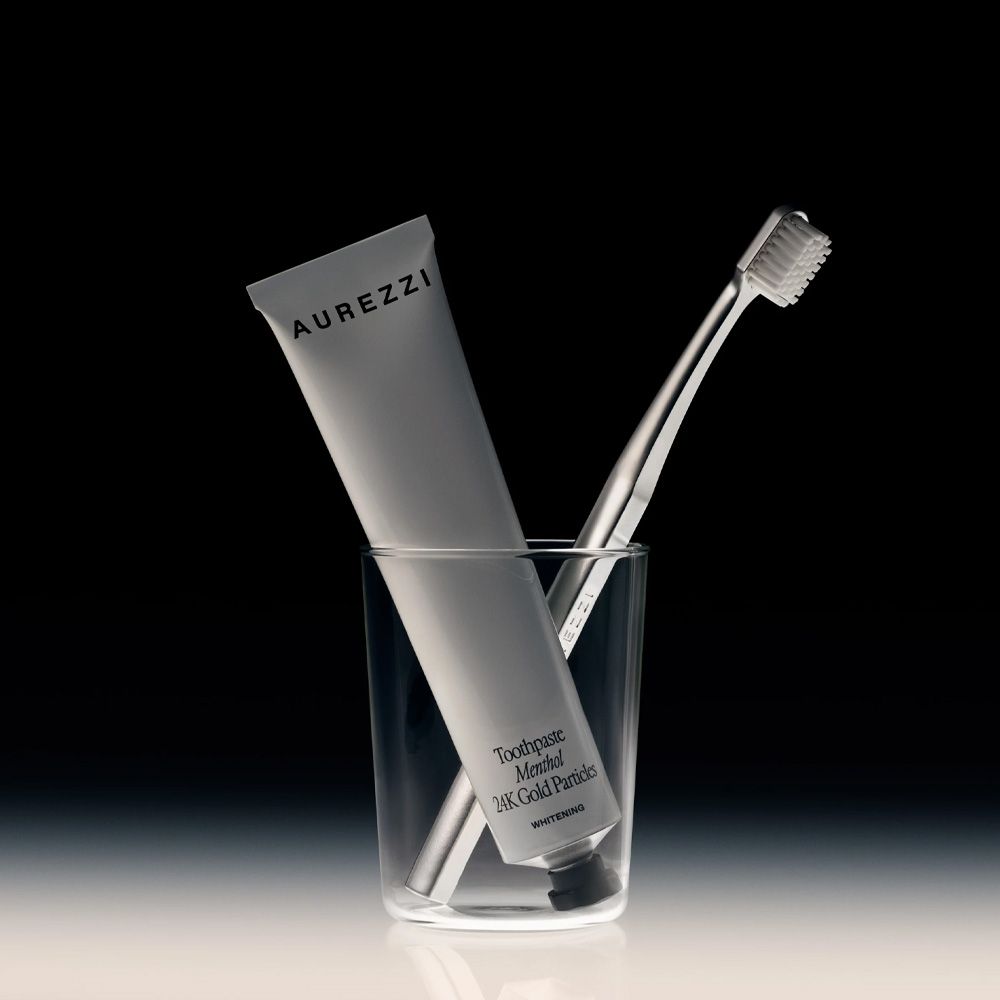 Aurezzi Toothpaste Gold/White