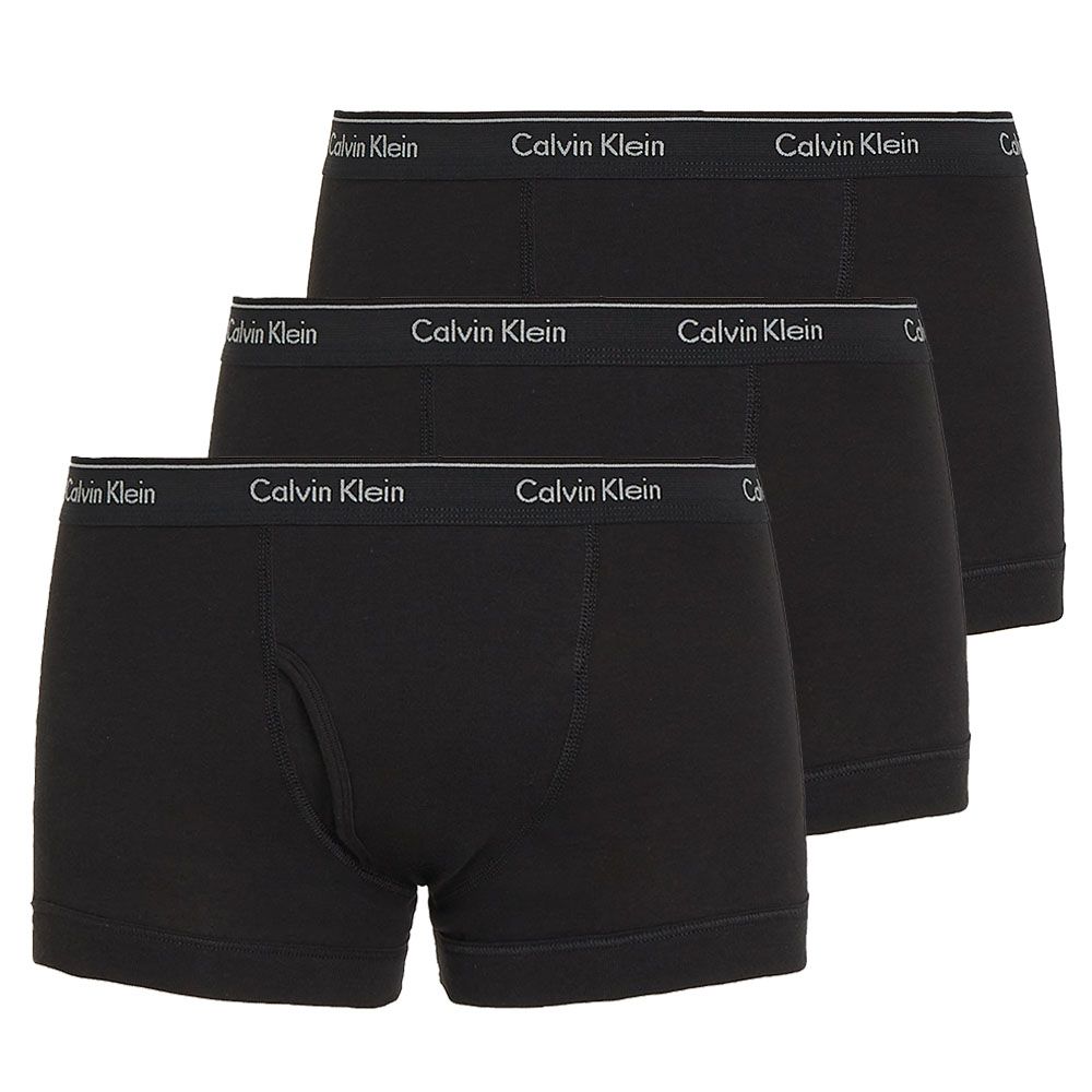 Calvin Klein Cotton Boxershort 3-Pack - Black