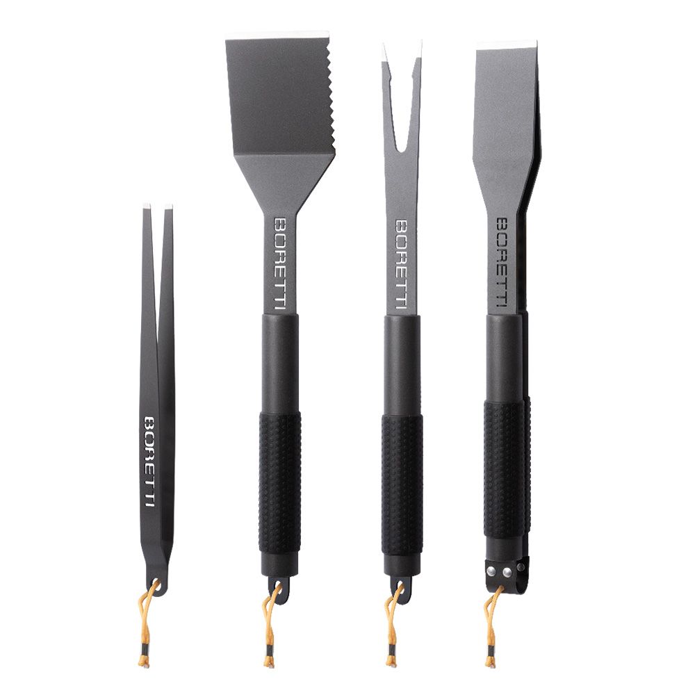 Boretti BBQ Tools 4-Piece Set