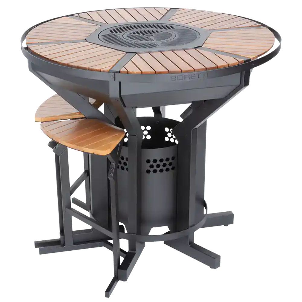 Boretti Focolare Charcoal Barbecue & Table