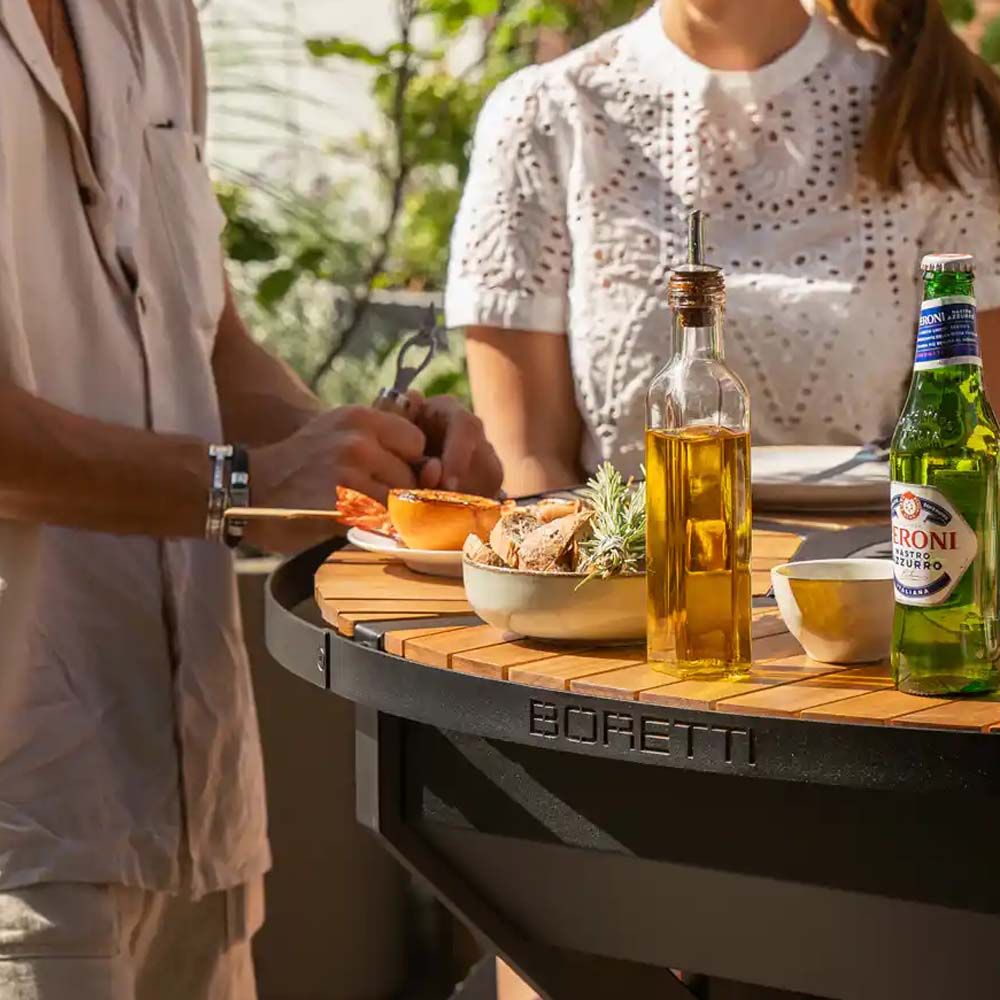Boretti Focolare Charcoal Barbecue & Table