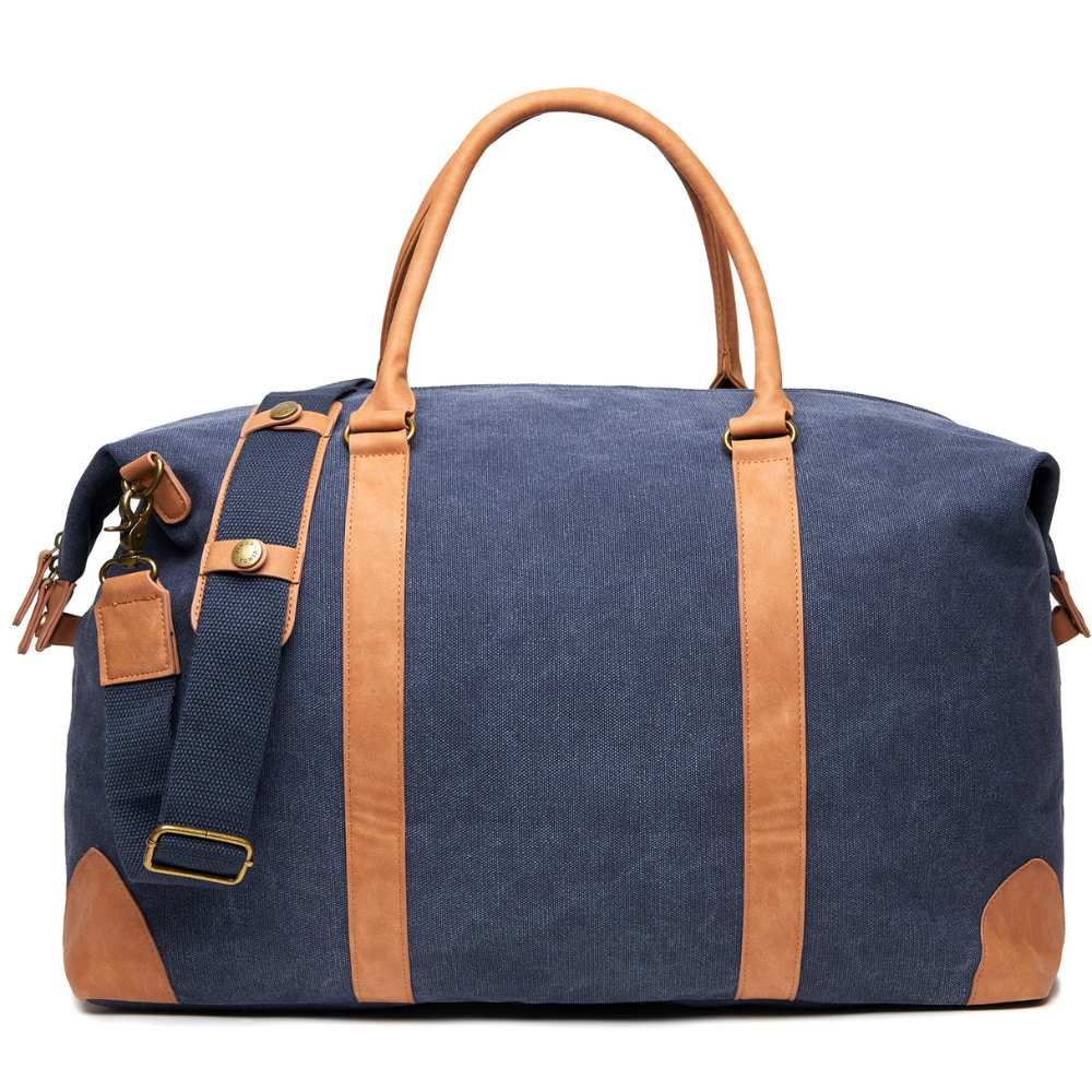 Bosler RCS Recycled Canvas Duffle Bag - Blue