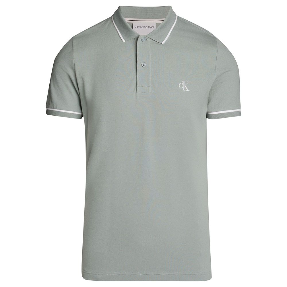 Calvin Klein Slim Polo - Slate Gray
