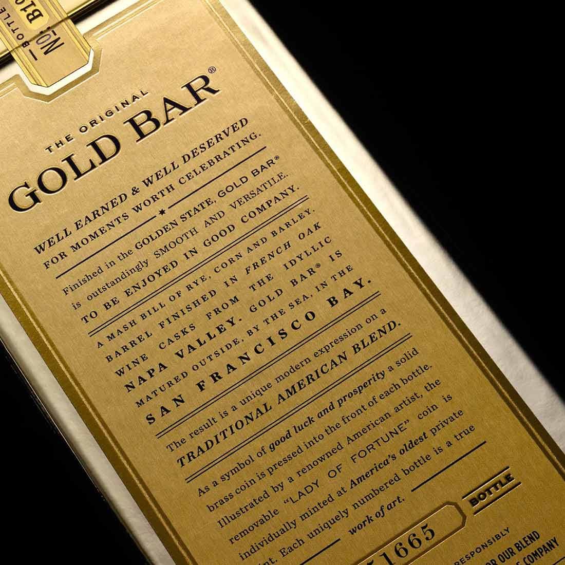 Gold Bar whiskey