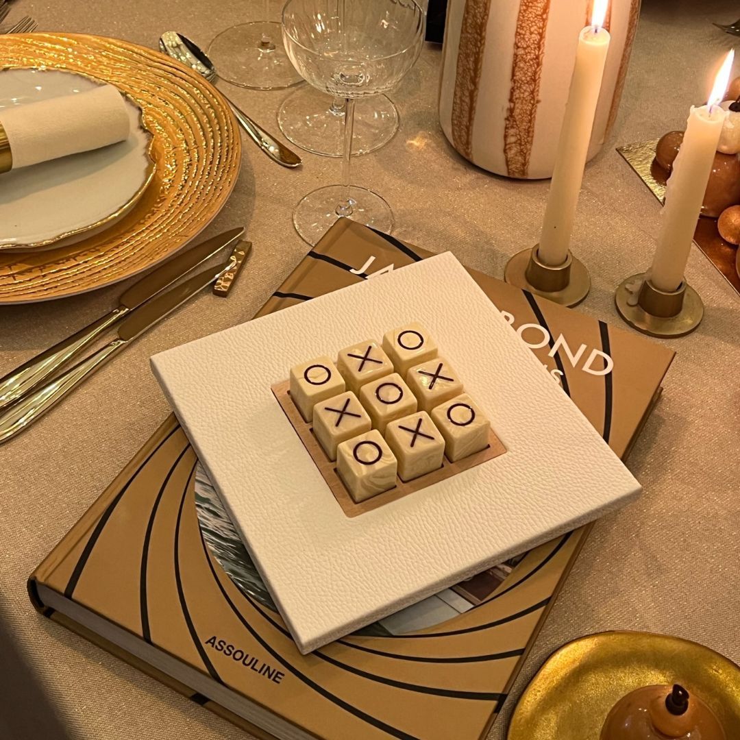 Leather Tic Tac Toe Game