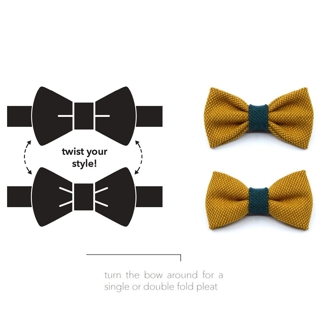 difference between bow and bow tie