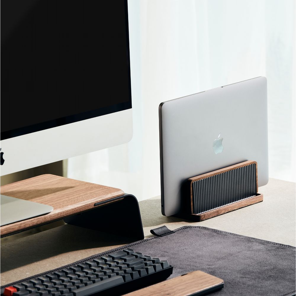 NOOE Soar Monitor Stand - Walnut