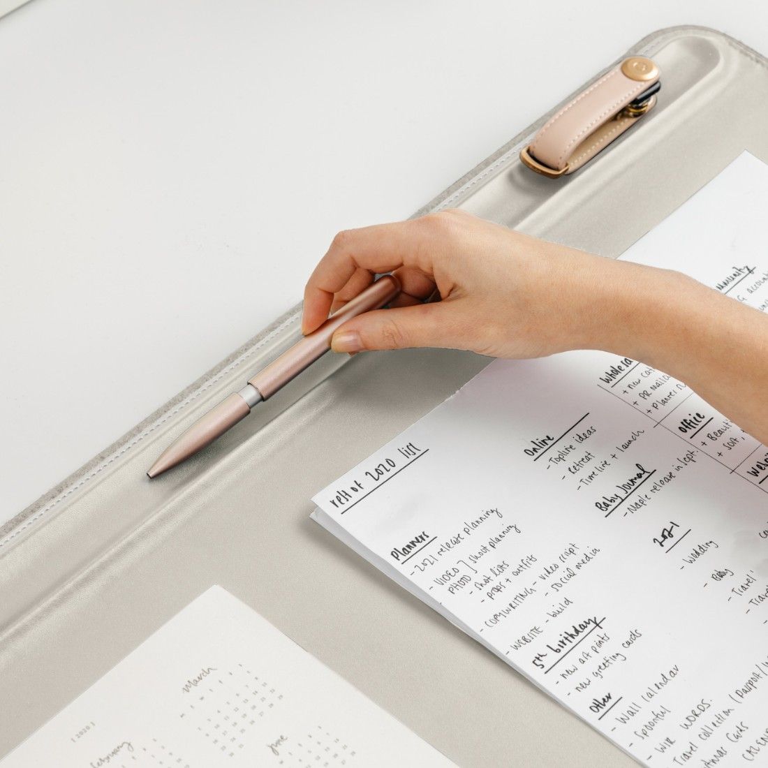 Orbitkey grey desk mat large